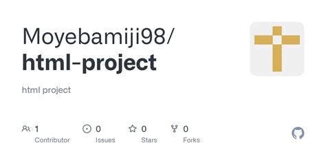 github moyebamiji98 html project html project