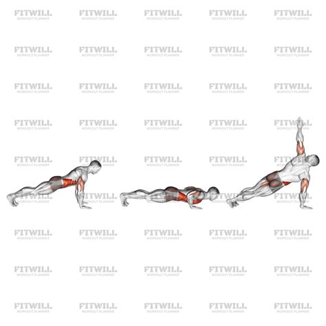 Push Up To Side Plank Exercise Guide Video Techniques Benefits How To Muscles Worked Tips