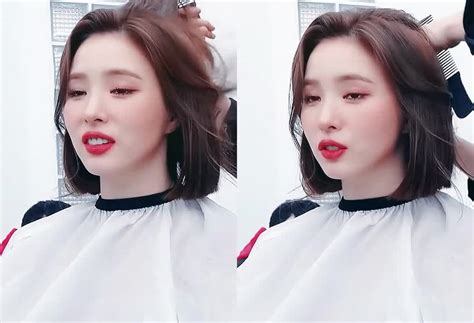 단발 붙임머리 한 신세경 와꾸 ㄷㄷ