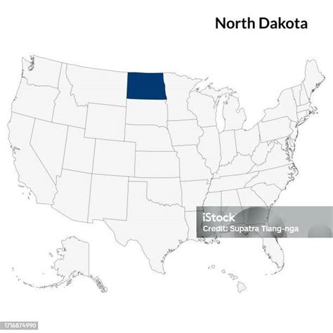 ノースダコタ州の地図ノースダコタ州の地図アメリカの地図 お祝いのベクターアート素材や画像を多数ご用意 お祝い アイコン アメリカ