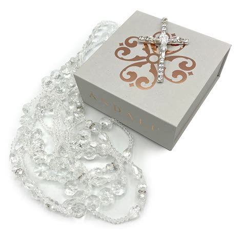Wedding Lasso Lazo Para Boda Crystal Catholic Rosary Lasso Lazo
