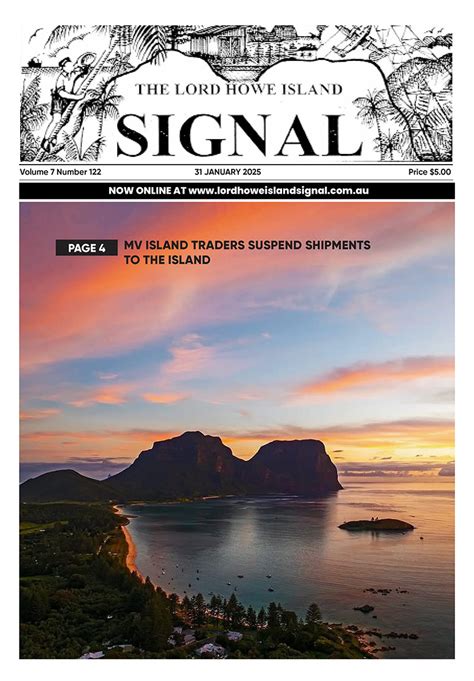 The Lord Howe Island Signal Issue 122 31 January 2025
