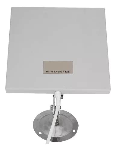 Antena Panel 24ghz 14 Dbi Alta Ganancia Wifi Extensor Cuotas Sin Interés