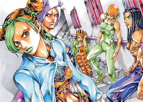 Kuujou Jolyne Foo Fighters Weather Report Ermes Costello And Gwess