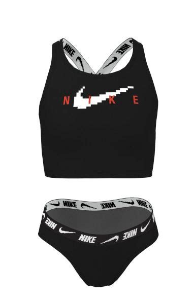 Nike Girls Logo Tape Crossback Midkini Set — Swim2000