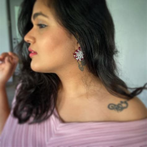 Lilium Earrings Now Available In Ruby Red And Emerald Green Dm To Shop