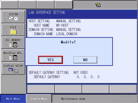 Set Up Standard Interface Communication With Yaskawa — Software Suite Documentation