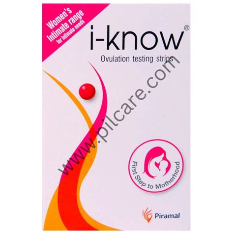 I Know Ovulation Testing Strip Kit N Chimanlal Enterprises