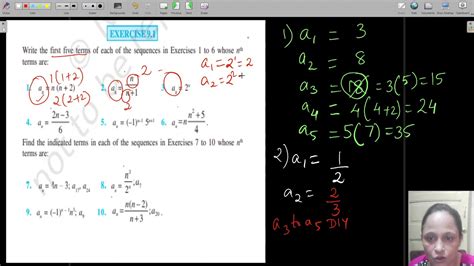 Sequences And Series Arithmetic Progressions Class Xi Youtube