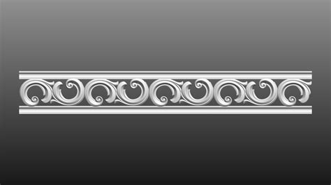 3d File 3d Border Design Cnc 🛏️・3d Print Object To Download・cults