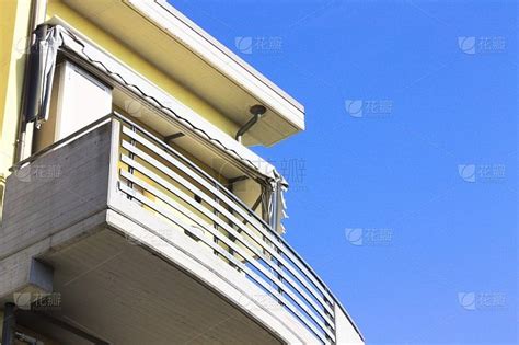 建筑物的阳台 意大利佩萨罗