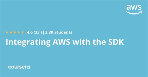 Integrating Aws With The Sdk Coursera