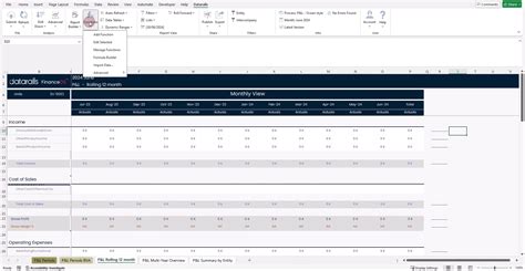 Calculated Values Datarails