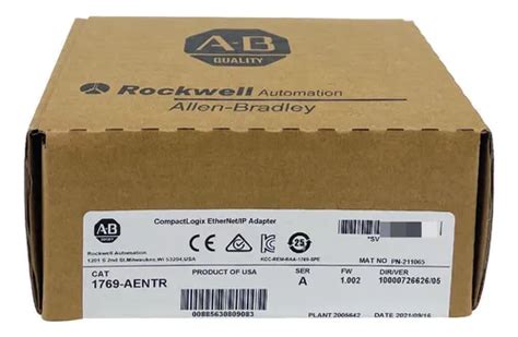 aentr Allen Bradley Compactlogix Ethernet ip Adapt Qqf Cuotas sin interés