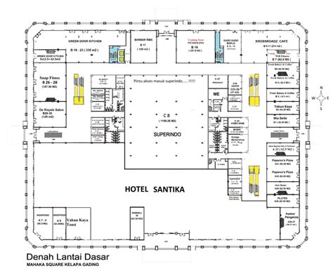 Denah Mahaka Square Official Website Of Pt Gamma Investa Lestari