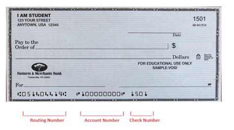 Routing Number On Check