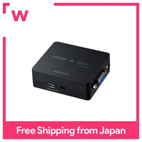 Sanwa Supply Hdmi Signal To Vga Converter Vga Cvhd1 Lazada Ph