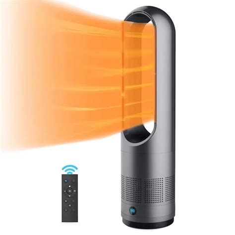 Bladeless Heating Fan Cooling And Heating Bladeless 80° Oscillating Tower