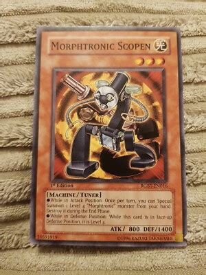1x Yugioh Tcg Morphtronic Scopen Rgbt En016 Trading Card Game Ebay Uk