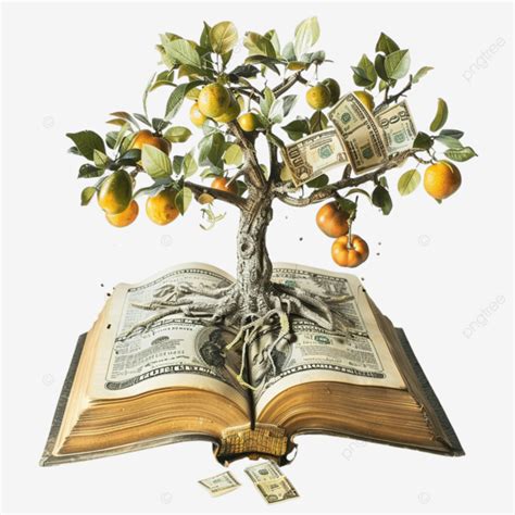 Tree Book Chapter Header Design Book Handbook Knowledge Png