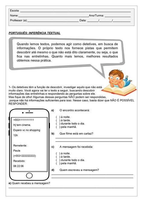 Inferência textual Inferencia Textos