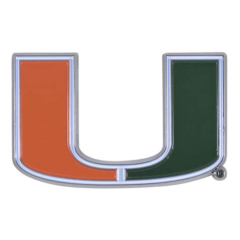 Fanmats Miami Hurricanes Ncaa Color Emblem Color Emblem At