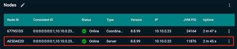Default Tab For GridGain 8 Clusters GridGain Nebula Documentation