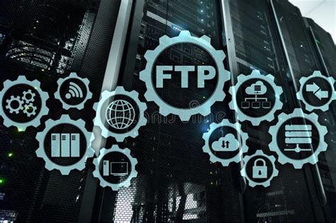 Ftp File Transfer Protocol Network Transfer Data To Server On