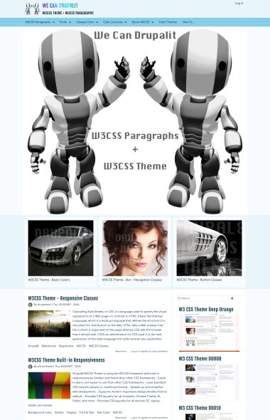 W3css Theme Windows Colors Library Georgetown Tx