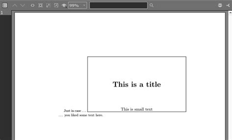 Vertical Alignment A Box With Two Texts One In Center And Another At