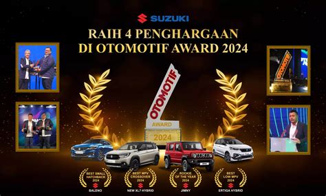 Suzuki Raih Empat Penghargaan Bergengsi Di Otomotif Award 2024