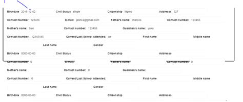 Php How Can I Retrieve A Data From Database And Display It In A Form Using Its String Stack