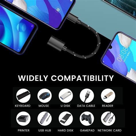 Usb C Vers Usb Adaptateur Otg Kabel Usb Type C Man Vicedeal
