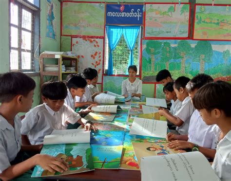 ကရသူရိမြို့၌ ကျောင်းသား သူများအား စာဖတ်ရှိန်မြှင့်တင်ရေး စာဖတ်ဝိုင်း