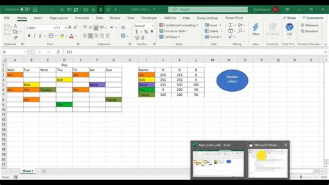 Automatic Cell Coloring Vba Excel 2021 Youtube
