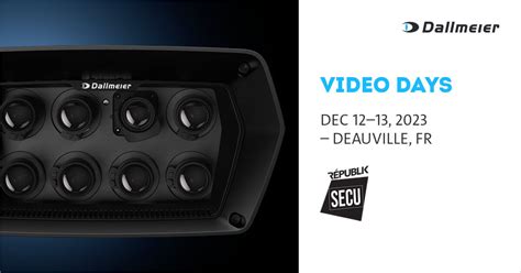 Dallmeier Electronic On Linkedin Videodays Safecity Security Citysurveillance Videosecurity…