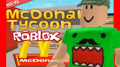 Roblox Mcdonalds Tycoon Youtube