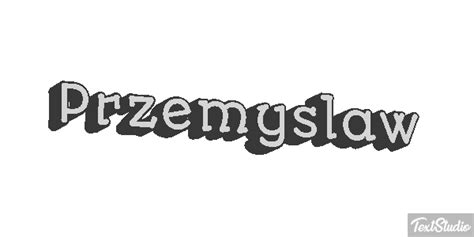 Przemysław Nombre Diseños De Logotipos  Animados