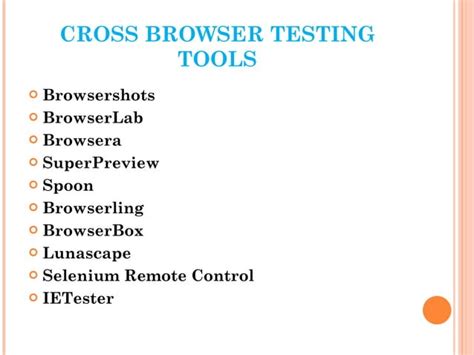 How To Do Better Quality Assurance For Cross Browser Testing Ppt Browsers Computer
