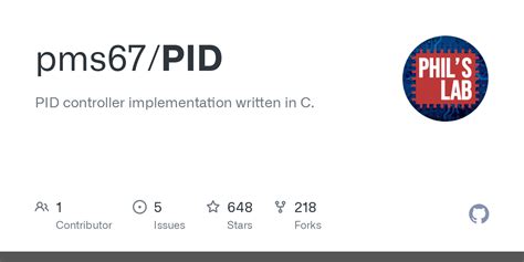 Github Pms67pid Pid Controller Implementation Written In C