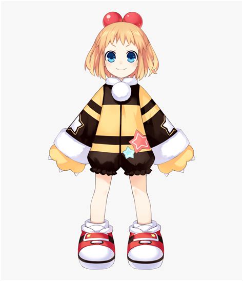Neptunia Peashy Yellow Heart Hd Png Download Kindpng