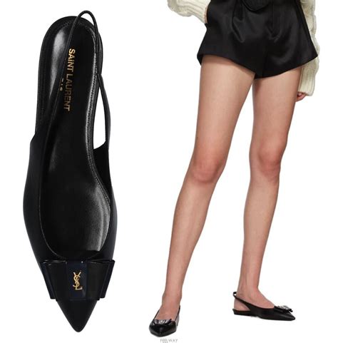 Saint Laurent 구두 ★23ss★생로랑 649621 1zj10 아나이스 슬링백 원래 명품은 필웨이feelway