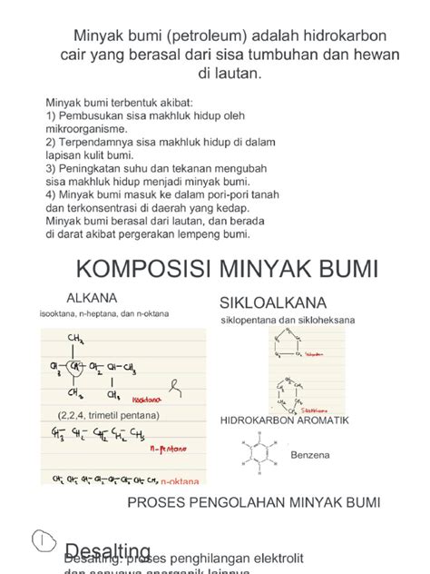 Minyak Bumi Dan Komponen Serta Fraksi Minyak Bumi Pdf