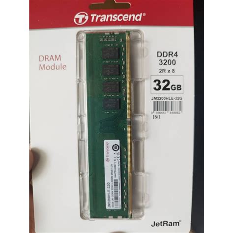 Ram 32gb Bus3200 Ddr4 Transcend รับประกันตลอดอายุการใช้งาน Shopee Thailand