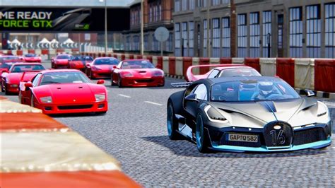 Bugatti Divo Vs Ferrari Supercars Highlands Youtube