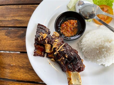 Premium Photo Spicy Hot Honey Roasted Grilled Spare Ribs From Summer