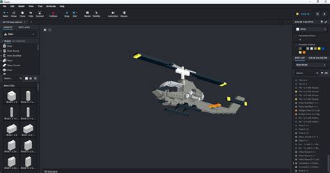Lego Moc Ah 1g Huey Cobra By Cw07wi Rebrickable Build With Lego