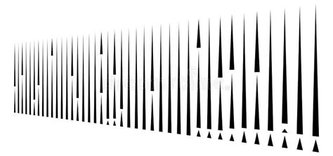 Irregular Dashed Segmented Vertical Lines In A Row 3d Stripes In