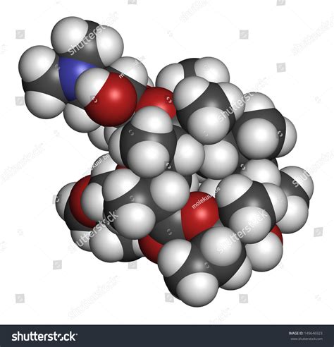Clarithromycin Antibiotic Drug Macrolide Class Chemical Stock