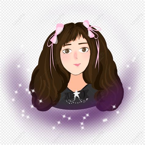 더블 포니 테일 소녀 Png 일러스트 무료 다운로드 Lovepik